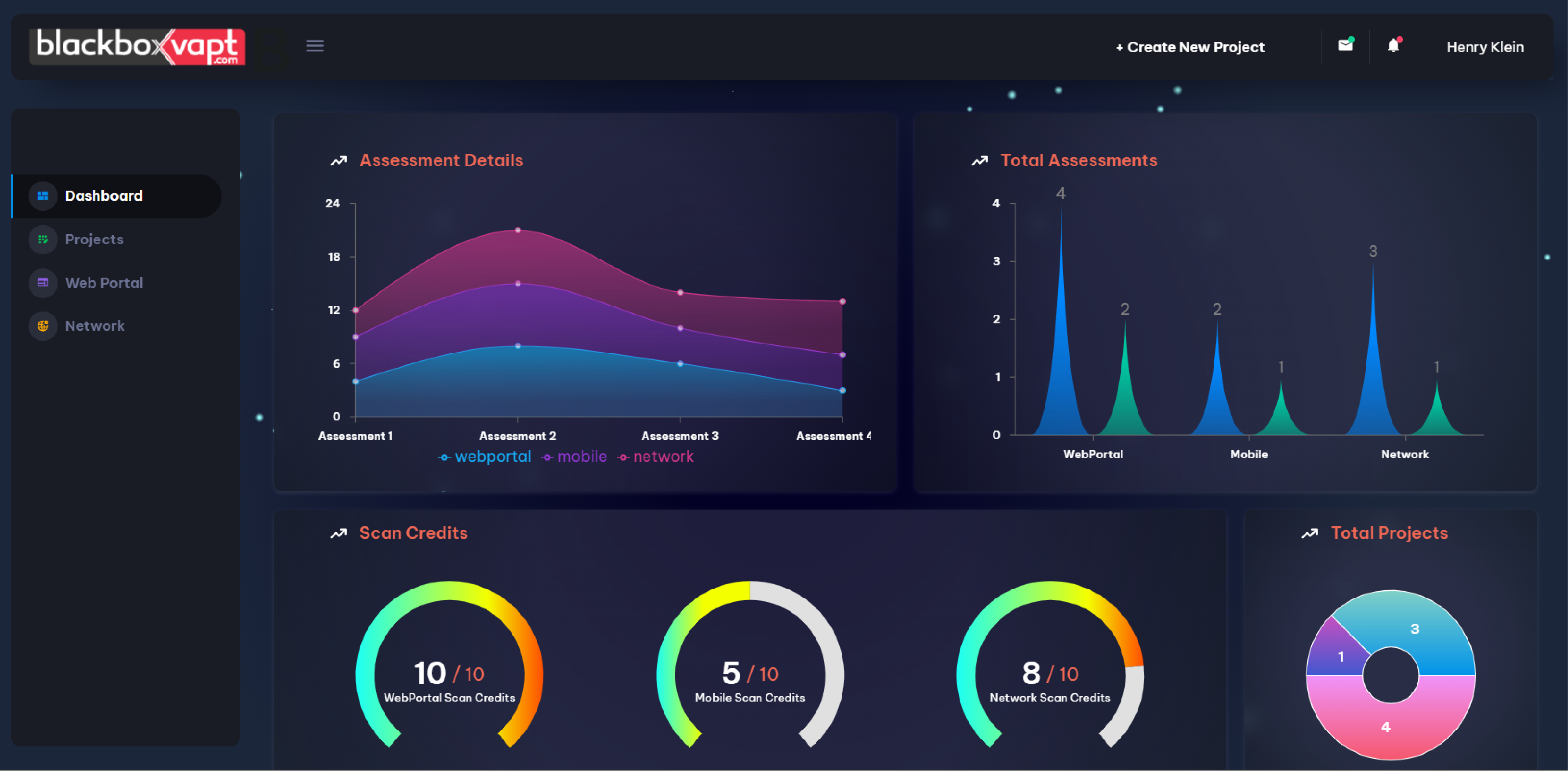 Home Page - BlackBox VAPT Powerful Vulnerability Scanning Tool