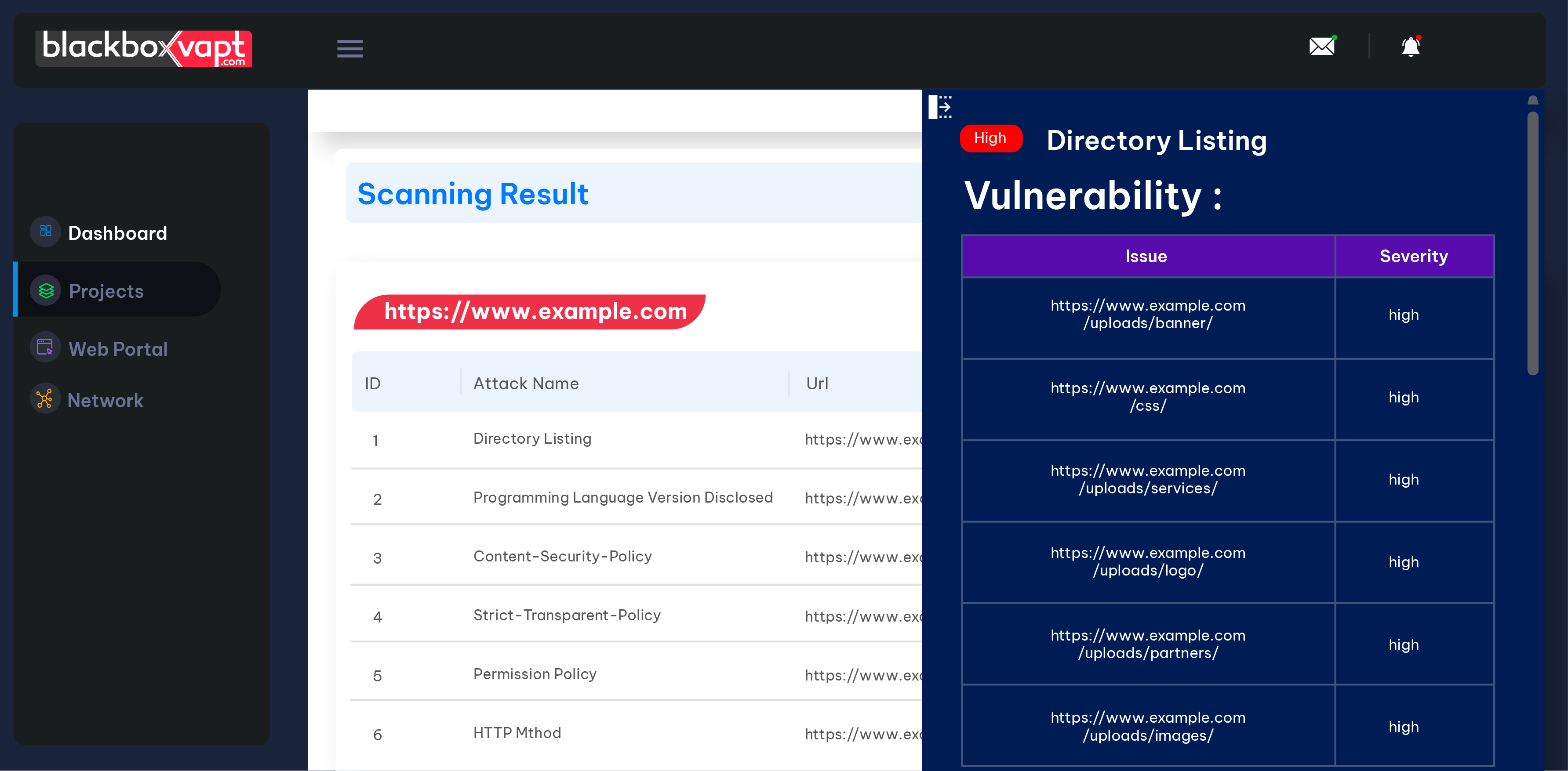 Home Page - BlackBox VAPT Powerful Vulnerability Scanning Tool